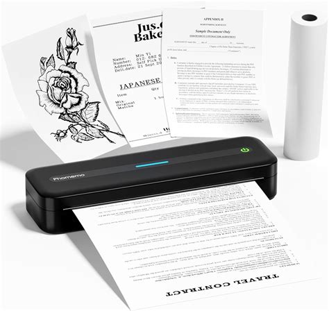 Phomemo M832 Portable Thermal Printer Bluetooth Wireless Printer For Travel Home Office