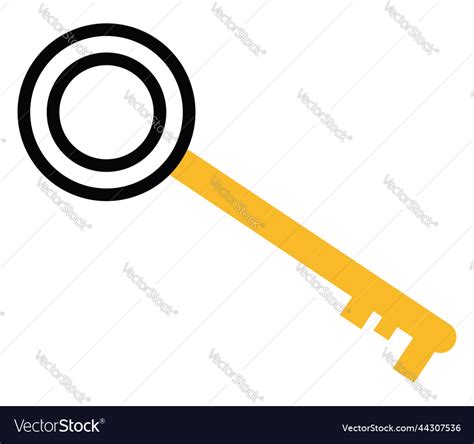 Gaming Key On A White Background Royalty Free Vector Image