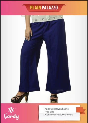 Plain Plazzo at Rs 140 | Ladies Palazzo Trousers in Kolkata | ID ...