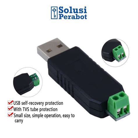 Usb To Rs485 Sp Ch340 Rs 485 Converter Adapter Arduino Support For Windows Linux Mac 485