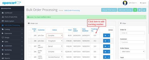 Opencart Bulk Order Processing Mass Shipment And Order Management