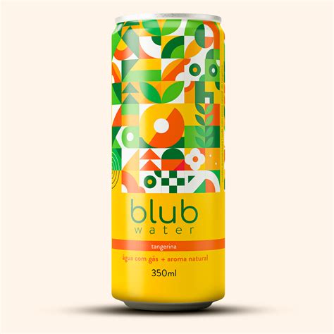 Blub Tangerina 350ml 6 Latas Blubwater