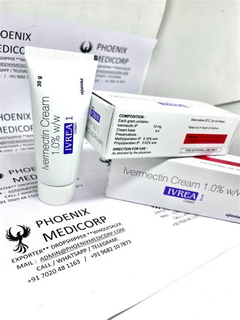 Ivermectin Cream 1 Ww Ivrea 30 Gram Tube At Rs 150tube