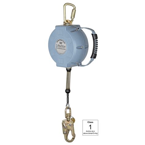 Falltech Class 1 Srl With 50 Galvanized Cable And Anchorage Carabiner
