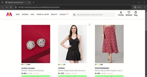 Abhishek Kumar On Linkedin Webdevelopment Html Css Javascript Myntraclone