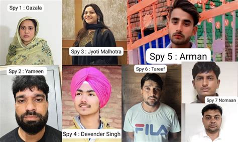 జ్యోతి నుండి దేవేందర్ సింగ్ వరకు 3 రోజుల్లో పట్టుబడిన 11 మంది పాక్