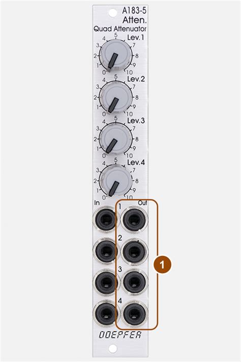 A 183 5 Quad Attenuator A 100
