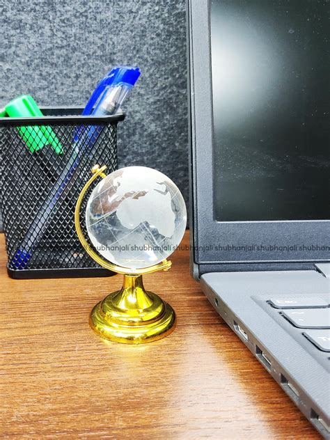 Buy Crystal Glass World Globe Shubhanjali