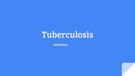 Turberculosis Pptx
