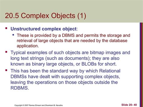 Chapter1 Ppt Concept Of Object Oriented Database Ppt