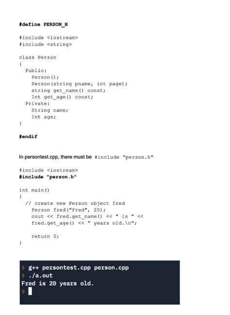 Solved Homework 8 A Implement All Member Functions Of The