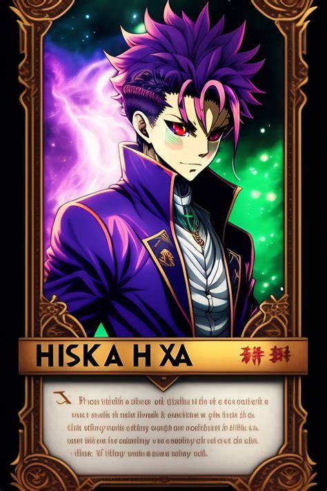 Hunter X Hunter Hisoka Card Hunter X Hunter Hisoka Card