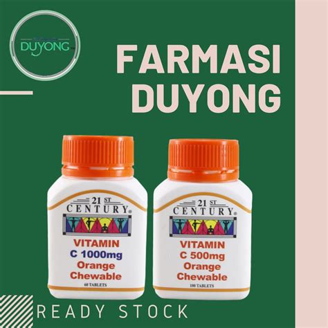 21st Century Vit C Chewable Shopee Malaysia