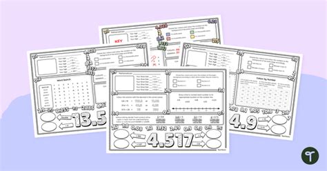 Decimal Operations Teaching Resources Teach Starter