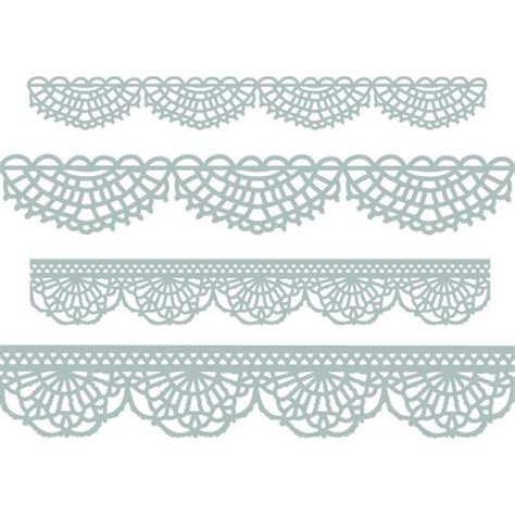 Sizzix Thinlits Cutting Dies Set By Tim Holtz 4pcs Crochet 664178