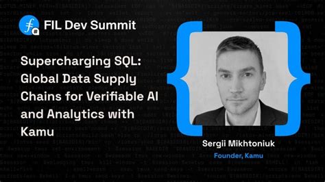 Kamu Data On Linkedin Supercharging Sql Global Data Supp Chains For