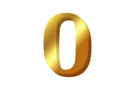 Gold Metallic Number Sticker Design Graphic By Epic Graphic Creative