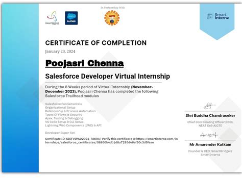 Salesforcecommunity Salesforcedeveloper Smartbridge Smartinternz… Poojasri Chenna