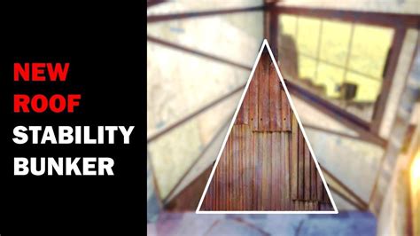 RUST New Triangle Chute Roof Stability Bunker YouTube