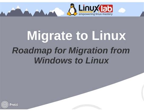 Windows To Linux Migration Ppt