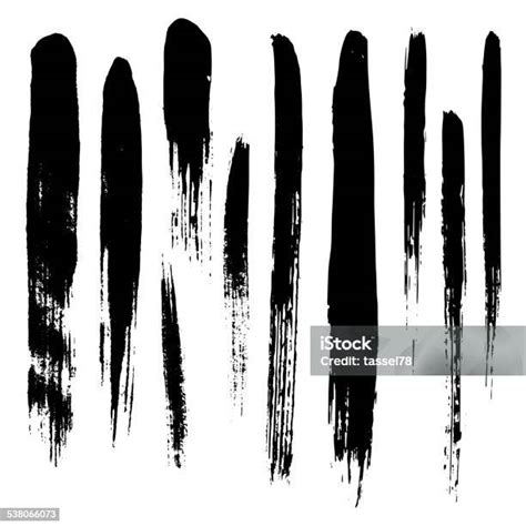 벡터 세트마다 그런지 브러시 Strokes 2015년에 대한 스톡 벡터 아트 및 기타 이미지 2015년 그리기 더러운 Istock