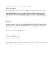 Data Modelling Conceptual Logical Physical Data Model Types Docx Data Modelling Conceptual