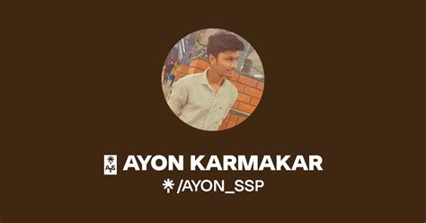 🤖 ayon karmakar twitter linktree