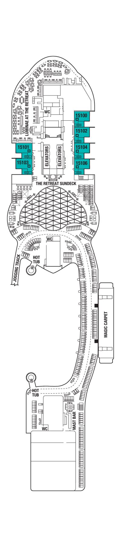 Celebrity Xcel Deck Plans Celebrity Cruises