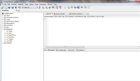 Belajar Database Cara Membuat Tabel Pada Database Melalui SQLYOG Tulisan Rio