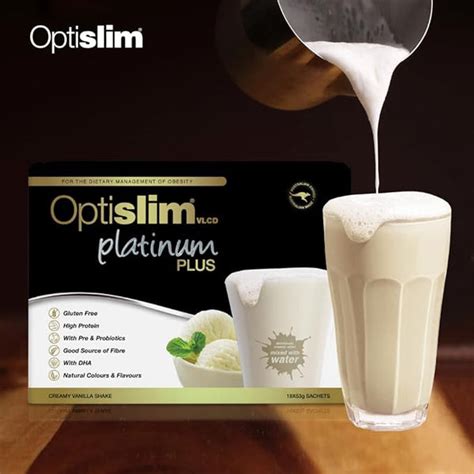 Buy Optislim Vlcd Platinum Plus Vanilla 18x53g Online At