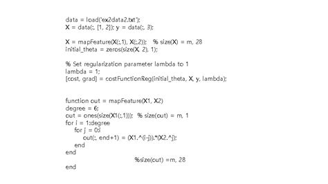Octave Tutorial Vectorial Implementation Machine Learning Vectorial Implementation