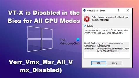 Vt X Is Disabled In The Bios For All Cpu Modes Verrvmxmsrallvmx