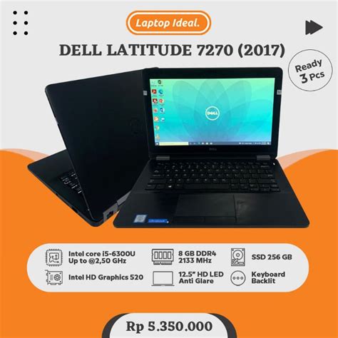 Jual Dell Latitude Slim I Gen Ram Gb Ssd Gb Backlit Mulus Shopee Indonesia