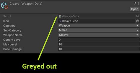 Attaching A Script To A ScriptableObject Unity Engine Unity Discussions