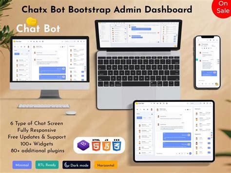 Chatx Bot Bootstrap Admin Dashboard Multipurpose Themes