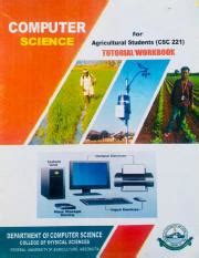 CSC 221 MANUAL Pdf CSC 221 TABLE OF CONTENT Section One Introduction To Computer Section Two