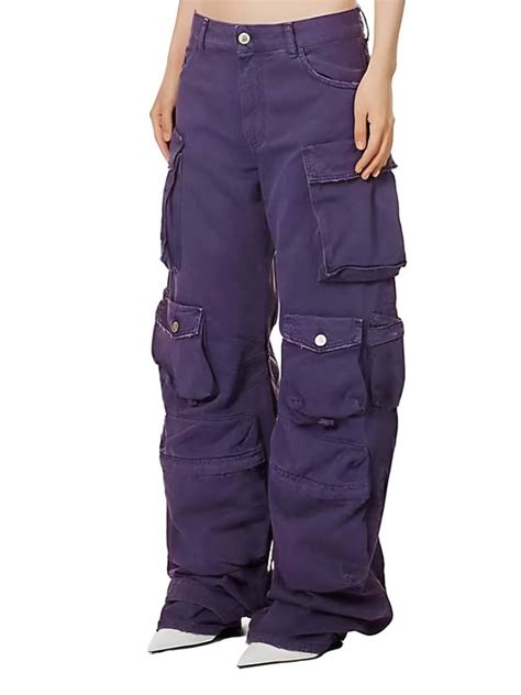Purple Cargo Baggy Pants Purple L Purple Cargo Pants Men Purple