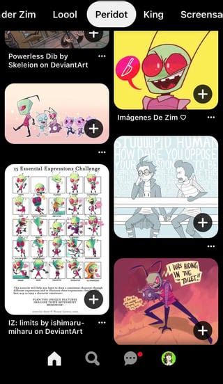 I Saved One Invader Zim X Steven Universe Crossover To My Peridot Board And Now Its All Invader