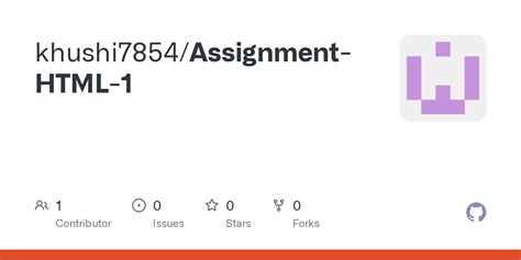 Assignment Html 1assign 1html At Main · Khushi7854assignment Html 1 · Github