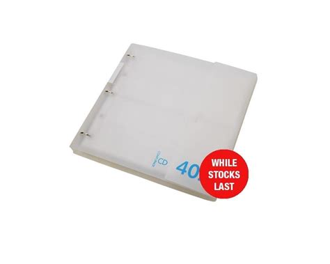 Compupack Professional Range Expandable Cddvd Disc Storage Binder 404
