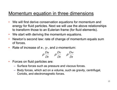 02 Conservation Equations Pdf