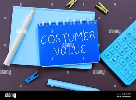 Hand Writing Sign Costumer Value Word Written On Protect A Computer System Against Unauthorized