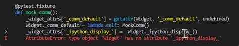 Python Attributeerror Type Object Widget Has No Attribute