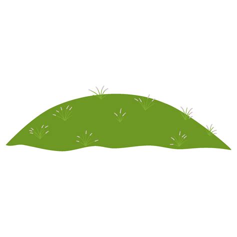 Grass Hill With Flower 41855113 Vector Art At Vecteezy