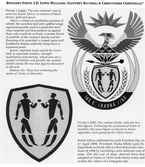 South Africa Coat Of Arms Symbols
