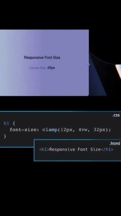 Responsive Font Size Youtube