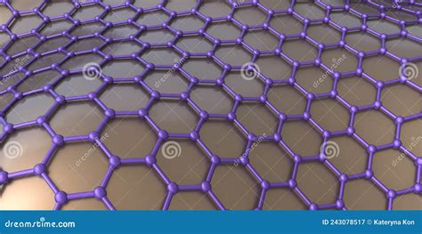Graphene Allotrope Of Carbon Chemical Formula And Structure Vector Illustration