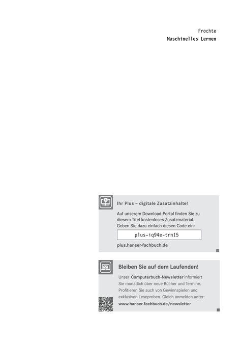 SOLUTION Maschinelles Lernen Grundlagen Und Algorithmen In Python
