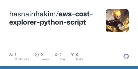 github hasnainhakim aws cost explorer python script