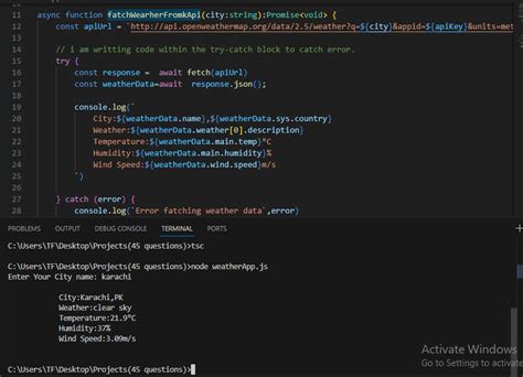 Kanwal Heer On Linkedin Weatherapp Weatherapp Typescript